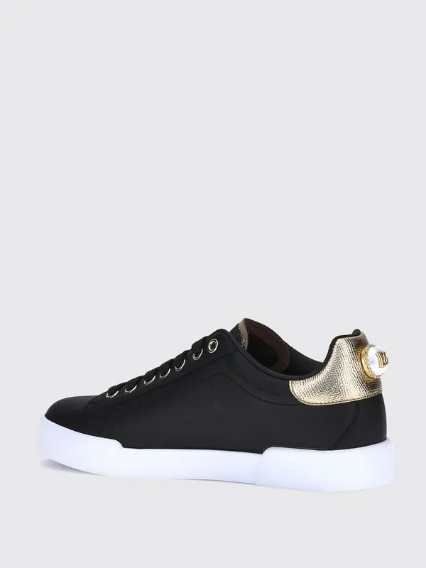 Dolce & Gabbana Lace Up Sneakers - Black