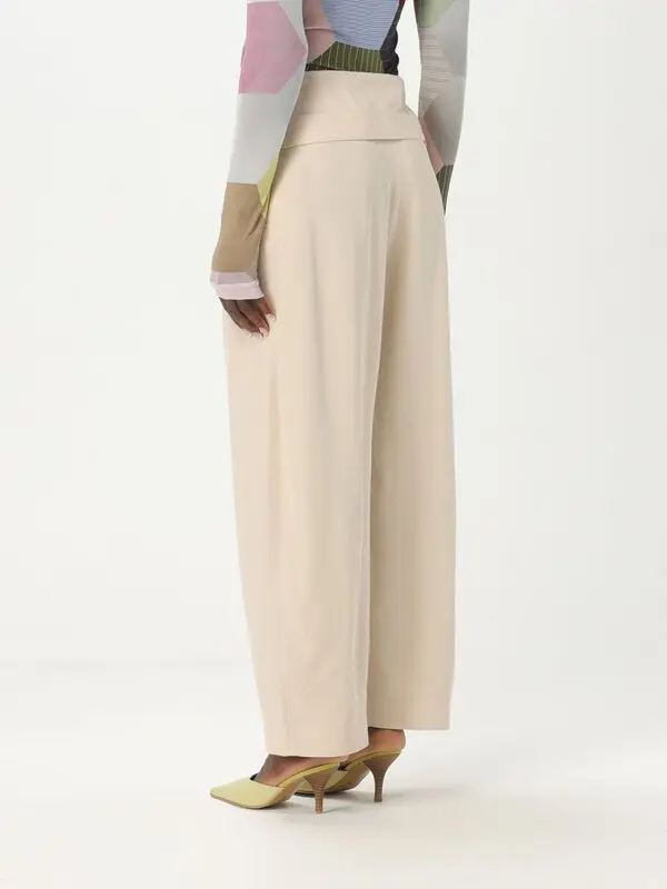 JW Anderson Tailored Wide Leg Trousers - Beige