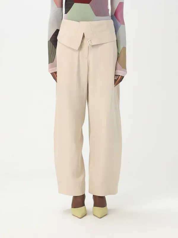 JW Anderson Tailored Wide Leg Trousers - Beige