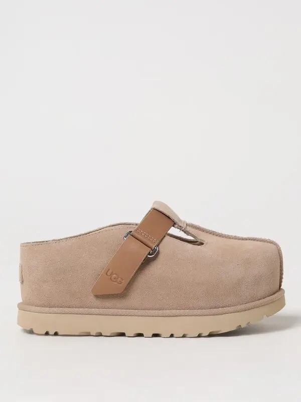 UGG Goldenstar Hi Suede Sabots - Sand