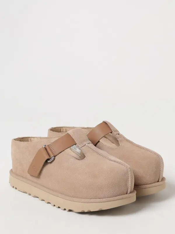 UGG Goldenstar Hi Suede Sabots - Sand