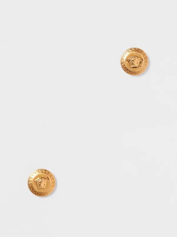 Versace Medusa Stud Earrings - Gold