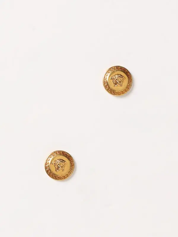 Versace Medusa Brass Earrings - Gold