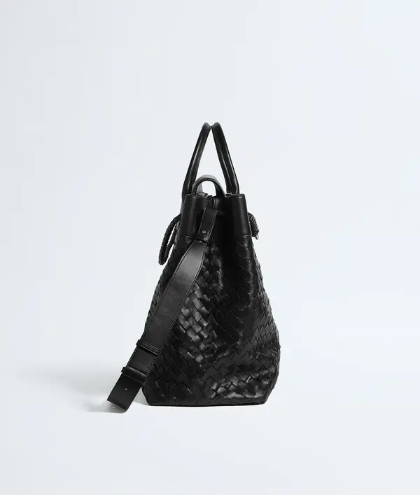 Bottega Veneta Large Andiamo Voyager - Black