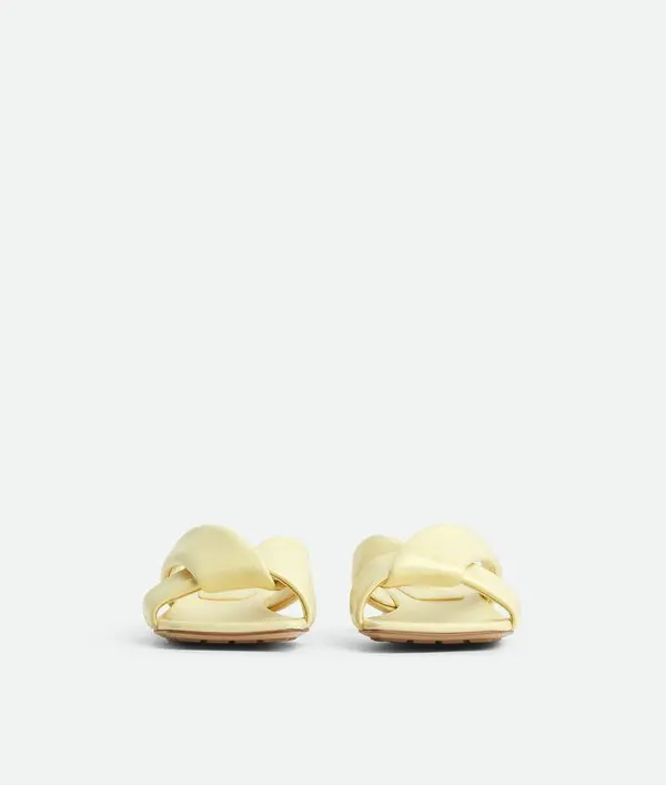 Bottega Veneta Riva Flat Mule - Camomile