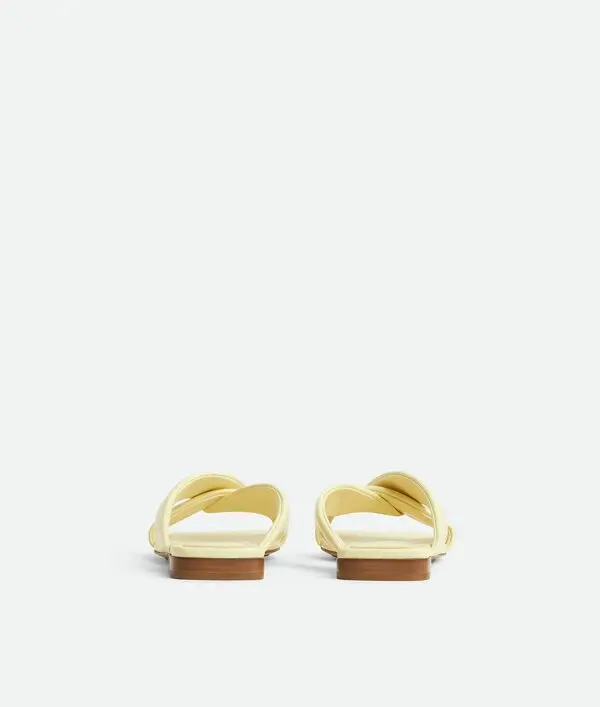 Bottega Veneta Riva Flat Mule - Camomile