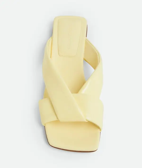 Bottega Veneta Riva Flat Mule - Camomile