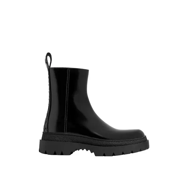 Bottega Veneta Highway Leather Boots - Black