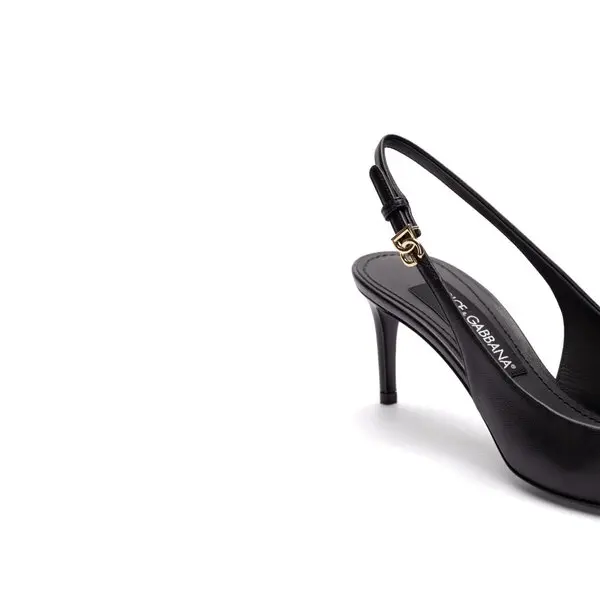 Dolce & Gabbana Leather Slingback Pumps