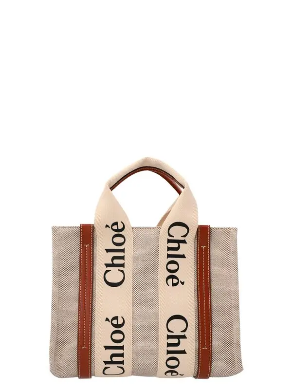 Chloé Woody Small Shopping Tote - Brown