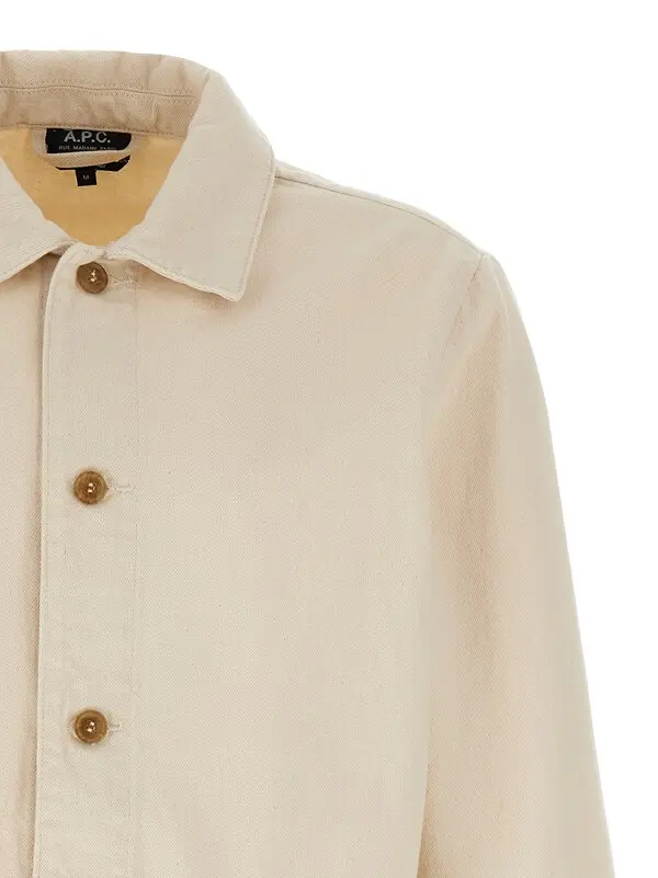 A.p.c. Kerlouan' Denim Jacket - Beige