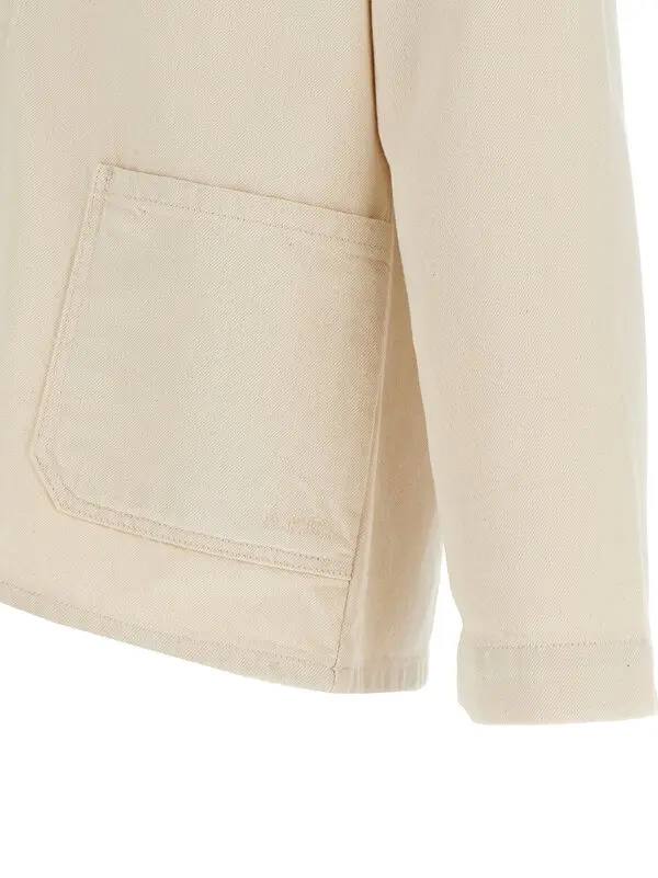 A.p.c. Kerlouan' Denim Jacket - Beige