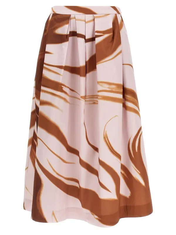 Dries Van Noten Soni' Printed Skirt - Multicolor