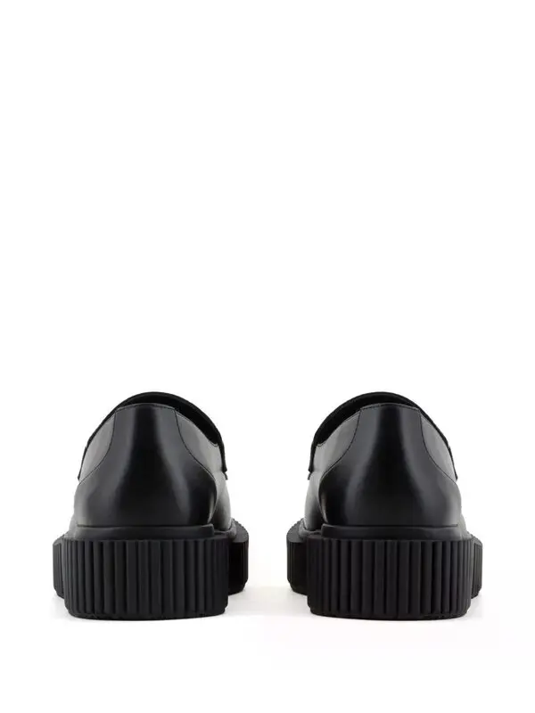 Armani Exchange Leather Loafers