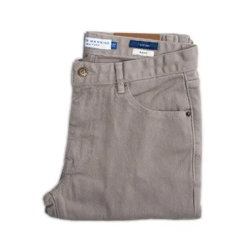 PETER MANNING NYC Travel Jeans Slim Fit - Light Grey