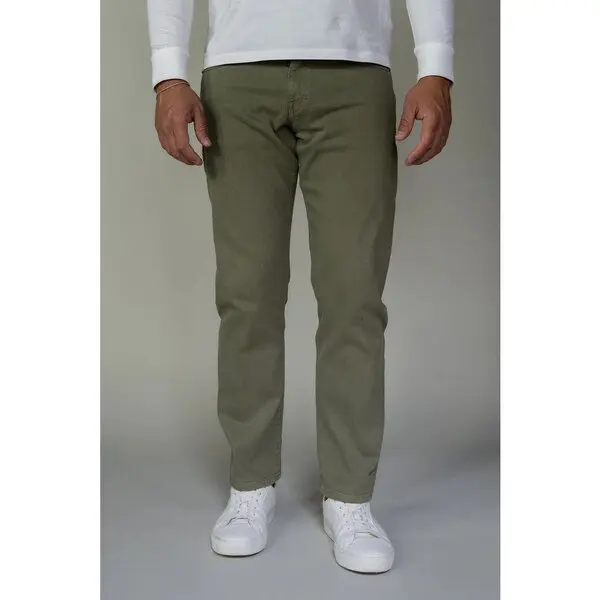 PETER MANNING NYC Travel Jeans Slim Fit - Olive