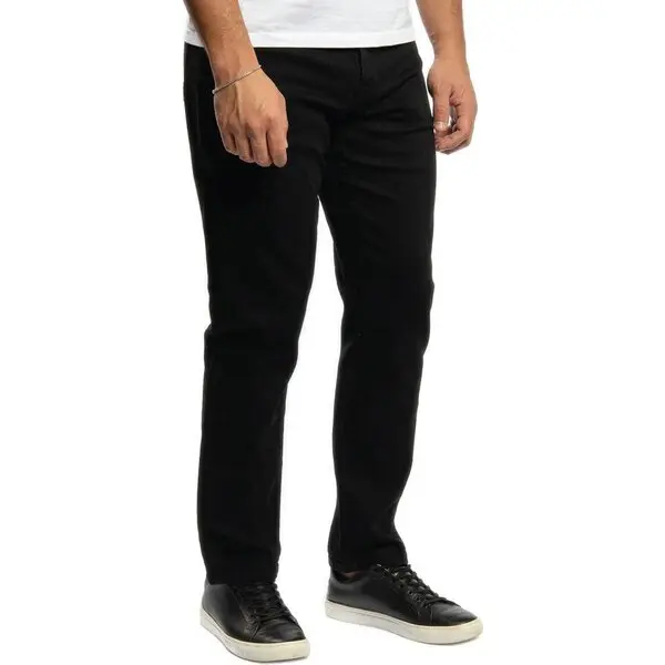 PETER MANNING NYC Johnny Stretch Slim Fit Jeans - Black Wash