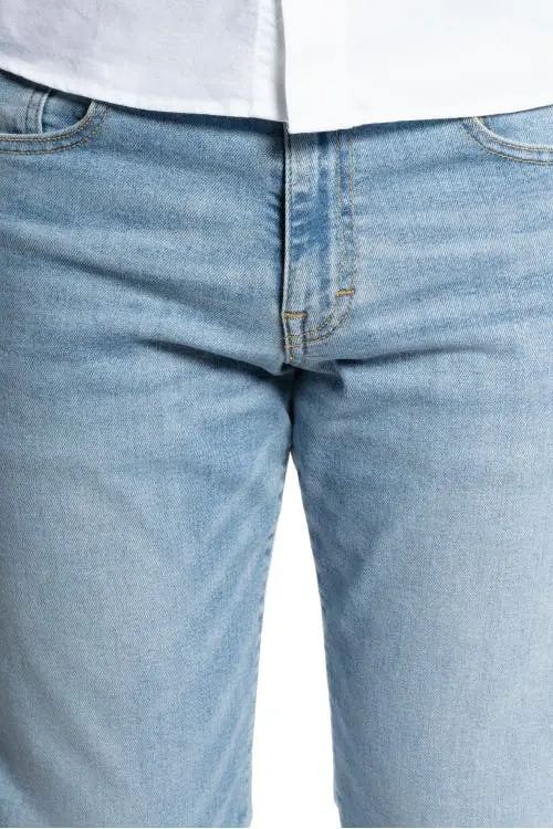 PETER MANNING NYC Johnny Stretch Slim Fit Jeans - Light Wash