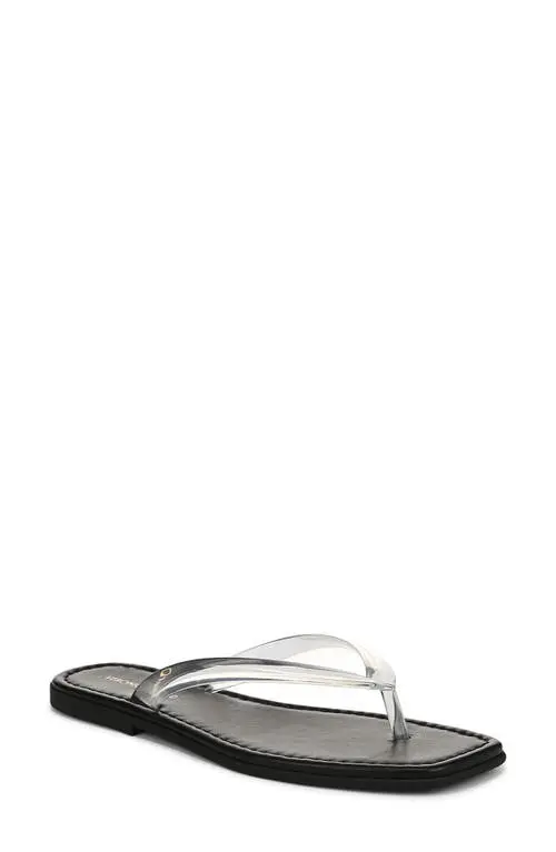 Veronica Beard Clea Flip Flop By - Clear