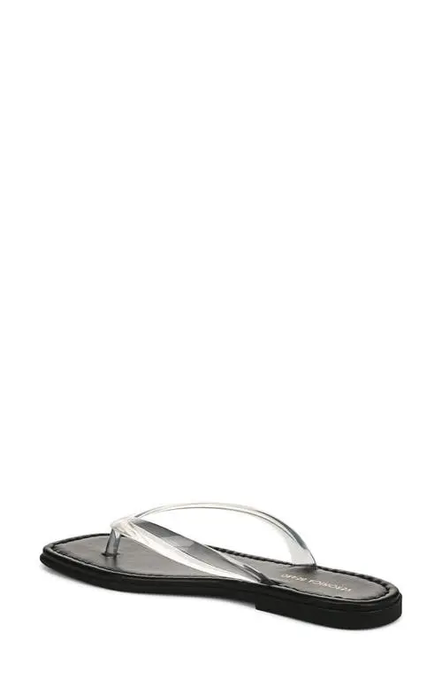 Veronica Beard Clea Flip Flop By - Clear