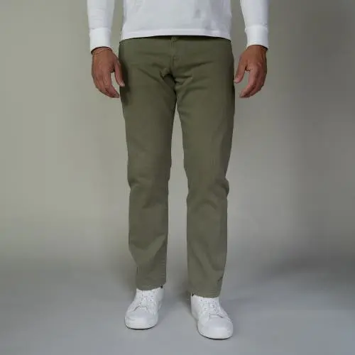 PETER MANNING NYC Travel Jeans Standard Fit - Olive