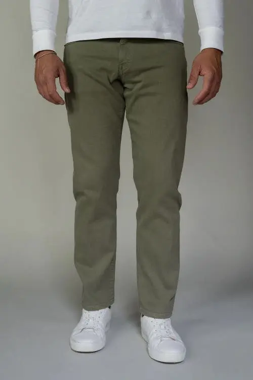 PETER MANNING NYC Travel Jeans Standard Fit - Olive