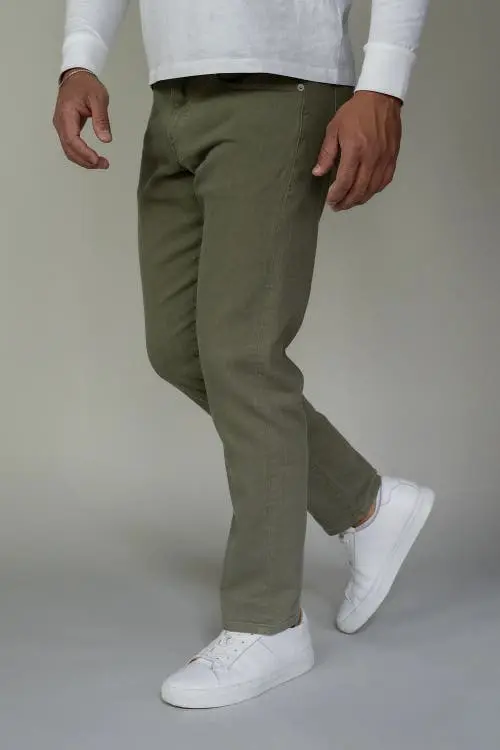 PETER MANNING NYC Travel Jeans Standard Fit - Olive