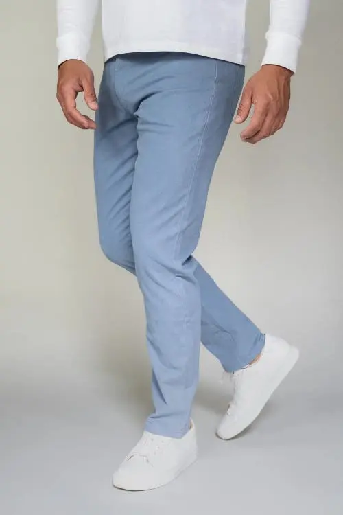 PETER MANNING NYC Italian 5-pocket Stretch Cotton Pants - Slate