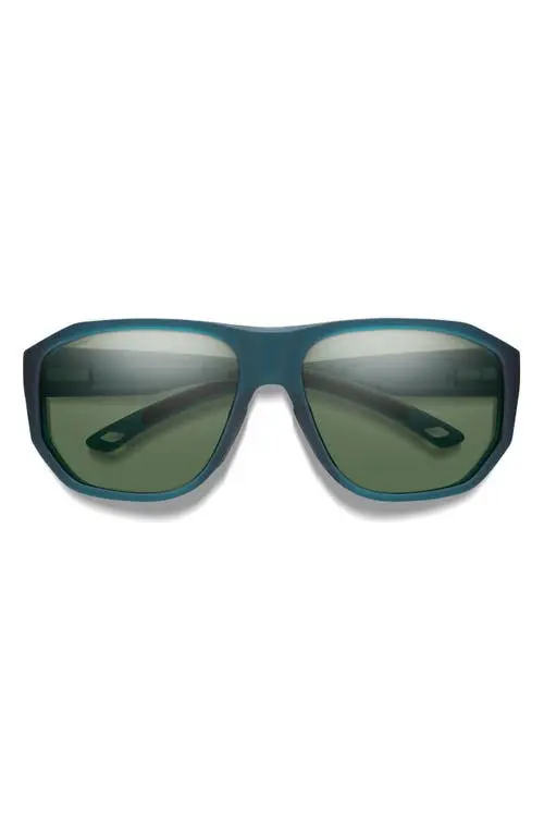 SMITH Outrigger 61mm Chromapop™ Polarized Sunglasses - Pacific Crystal / Gray Green