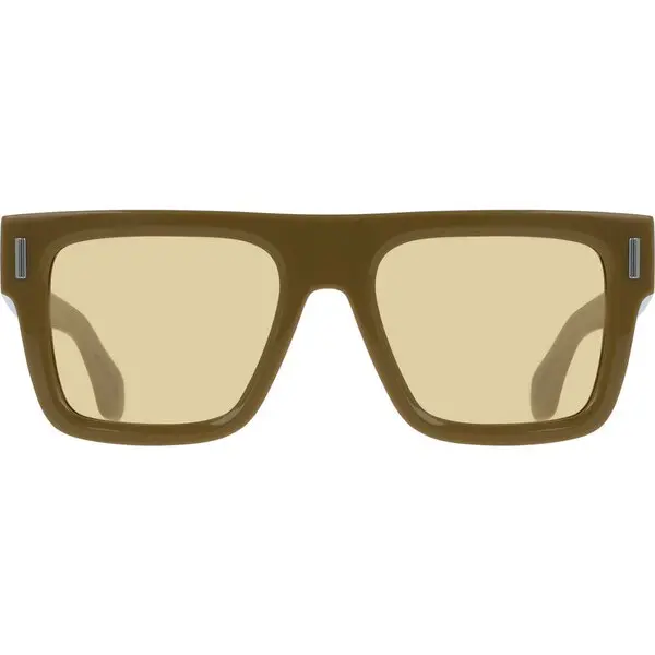 FERRAGAMO 53mm Square Sunglasses - Khaki
