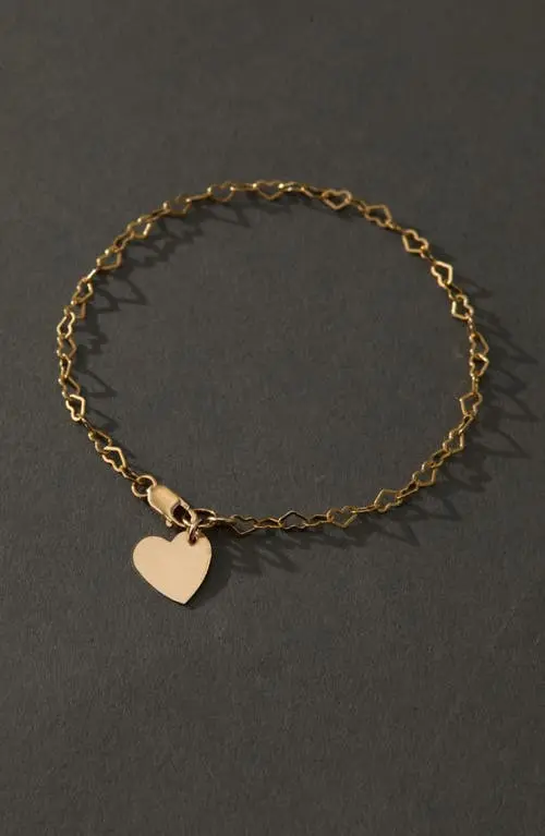 SET & STONES Mandy Heart Charm Bracelet