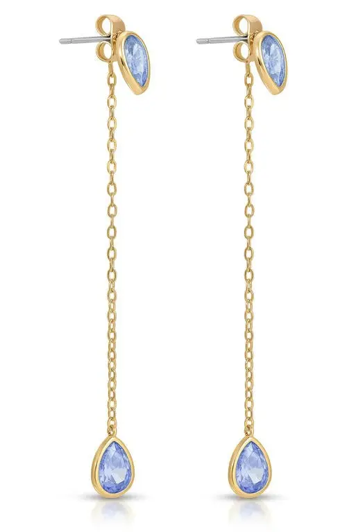 Ettika Radiant Linear Drop Earrings