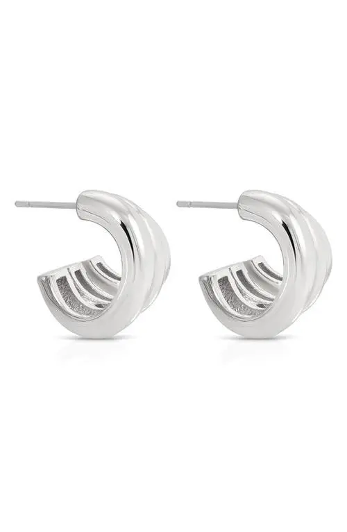 Ettika Rooted Vines Small Hoop Earrings