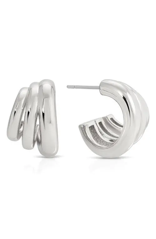 Ettika Rooted Vines Small Hoop Earrings