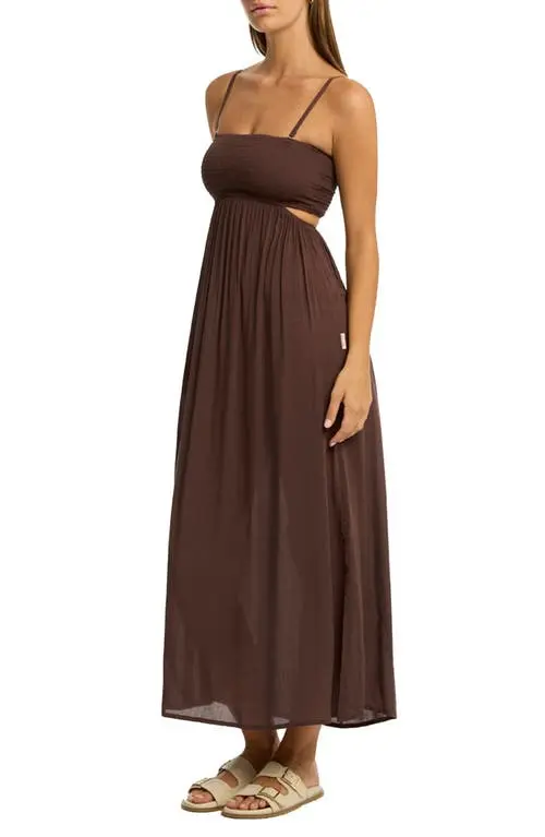 SEA LEVEL Resort Essentials Cutout Cover-up Sundress