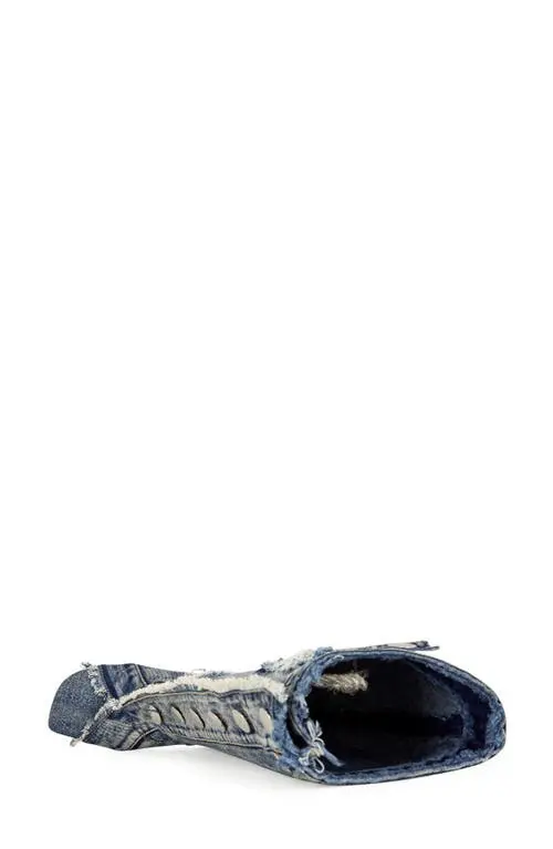 AZALEA WANG Kazuki Knee High Boot - Denim