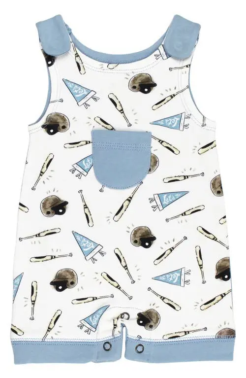 L'OVEDBABY Print Sleeveless Organic Cotton Pocket Romper - Let's Go