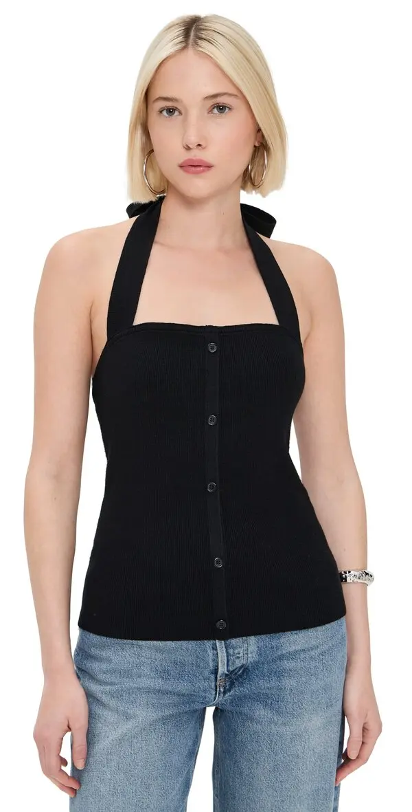 Line & Dot Tanner Halter Top