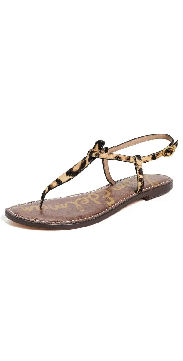 Sam Edelman Gigi Thong Sandals - Cypress Tan Multi