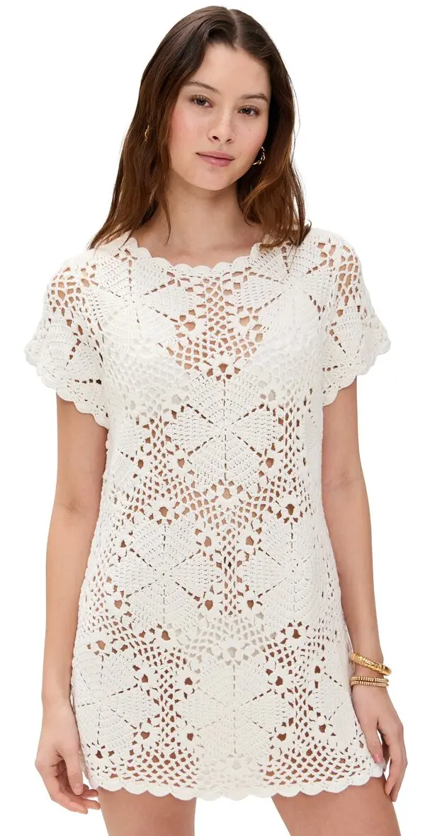 Show Me Your Mumu Cleo Coverup - Salty Floral Crochet