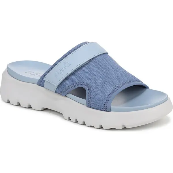 RYKA Brilliant Slide Sandal - Manor Blue