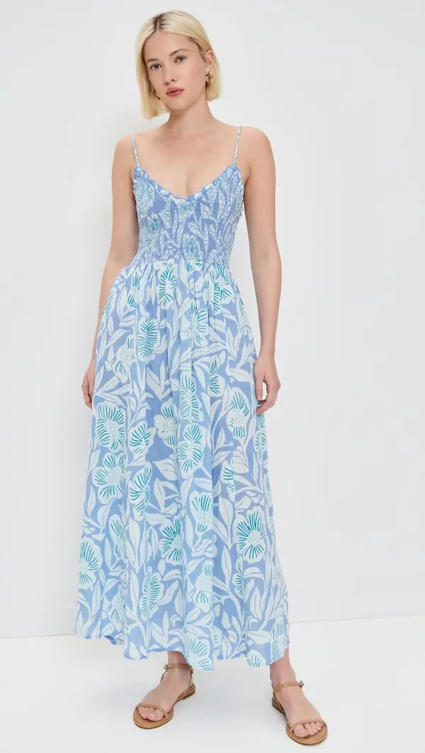 free people blue and white floral dress A Line Royal Blue Spaghetti Straps Satin Prom Dress With Pockets