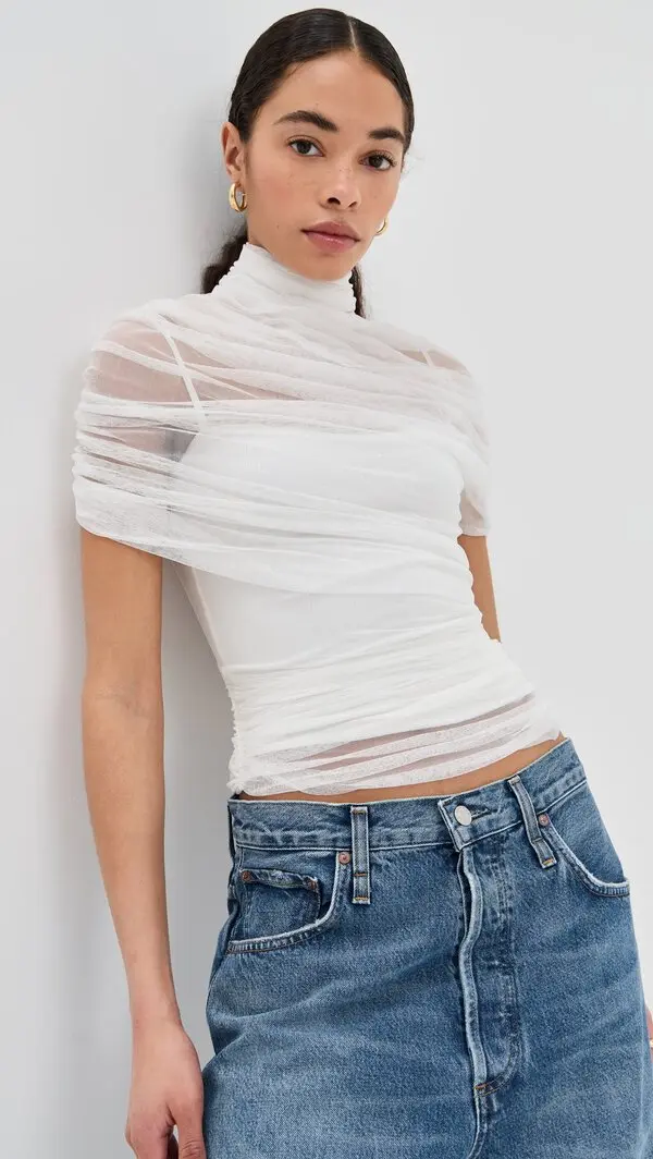 Christopher Esber Sheer Wrap Top