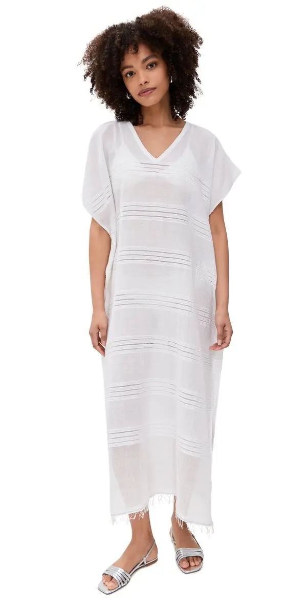 LEMLEM Abira Classic Caftan - White