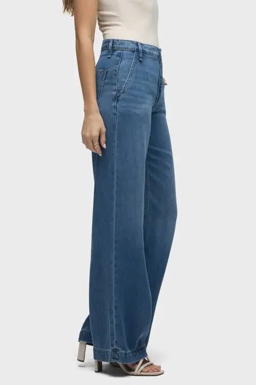 Hudson Jeans Jodie Wide-Leg Trouser In Rumour 50% Off Editorialist
