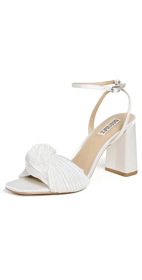 Badgley Mischka Dafne Sandal Heels - White