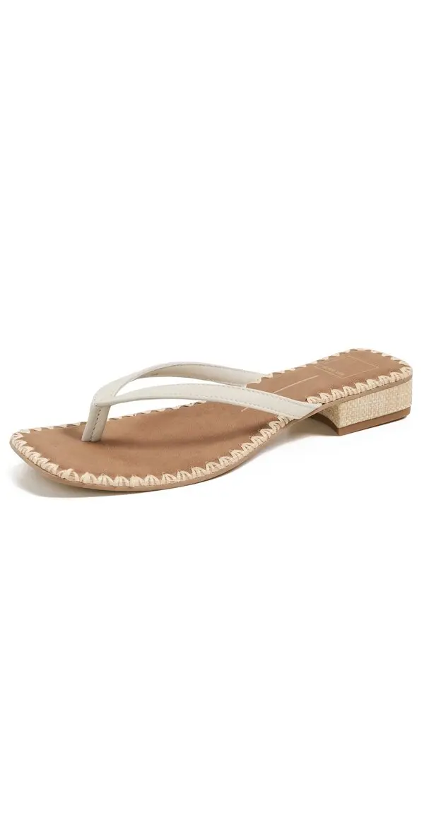 Dolce Vita Barty Sandals - White Leather
