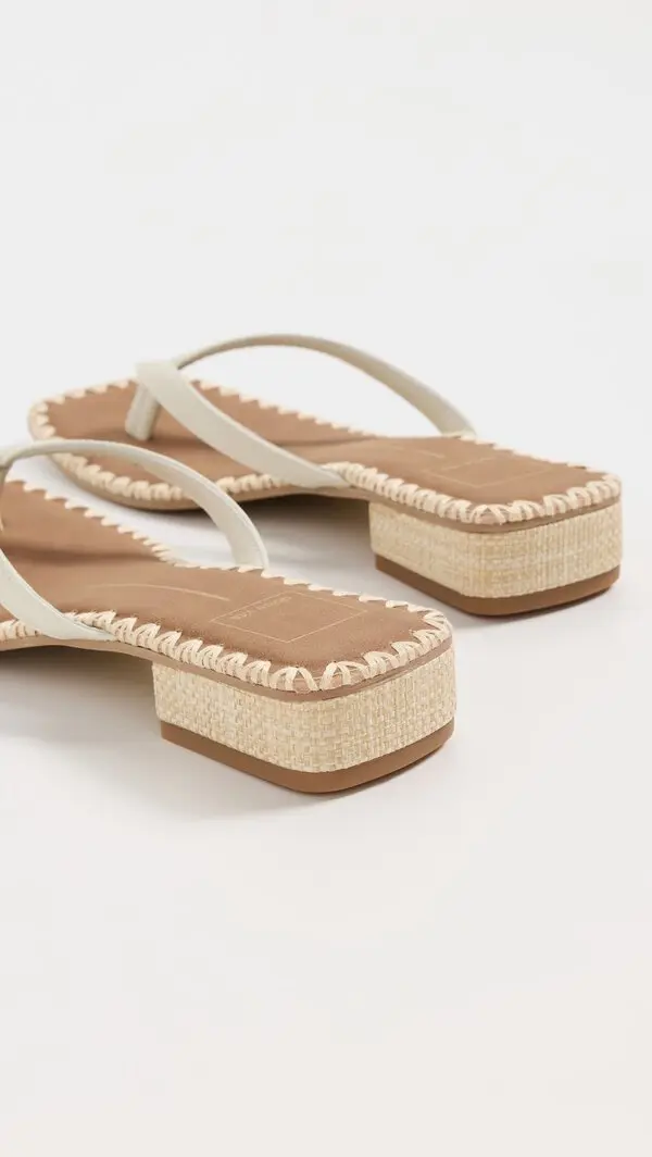 Dolce Vita Barty Sandals - White Leather