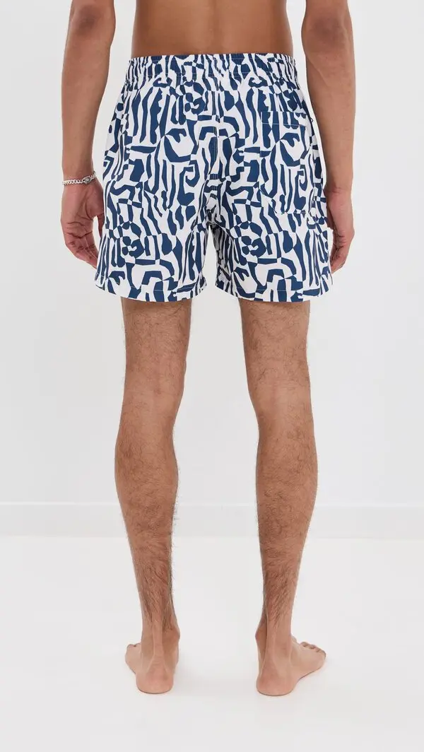 Oas Marbling Swim Shorts - Multi