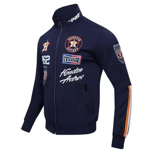 PRO STANDARD Houston Astros Fast Lane Full-zip Track Jacket